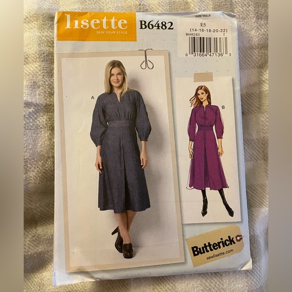 Butterick | Other | Butterick Lisette Sewing Pattern | Poshmark